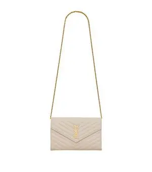 Saint Laurent Monogram Matelassé Envelope Bag