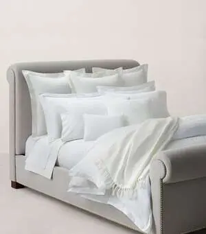 Ralph Lauren Penthouse Square Oxford Sham Pillowcase - White