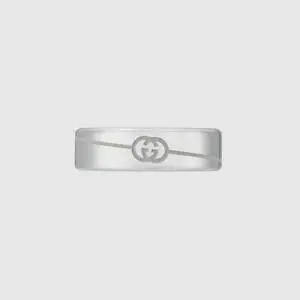 Gucci Diagonal Interlocking G Ring - One-color