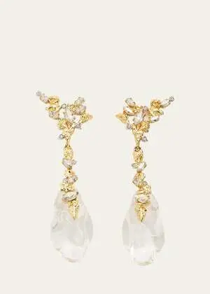 Alexis Bittar Dream Rain Drop Earrings - Clear