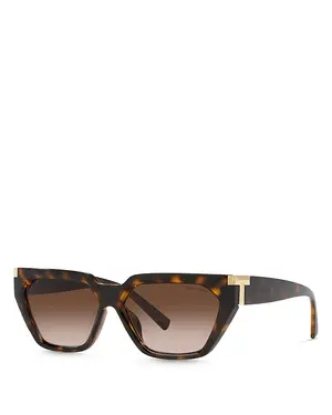 Tiffany & Co. 56mm Cat Eye Sunglasses - Havana/brown Gradient