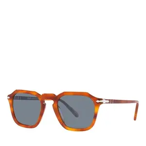 Persol Square Sunglasses - Orange/blue Solid