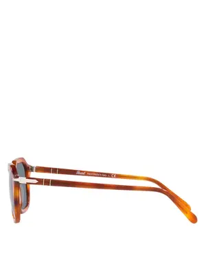 Persol Square Sunglasses - Orange/blue Solid