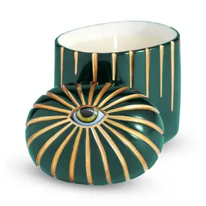 L'Objet Lito Candle - Green/gold