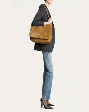 Saint Laurent Jamie 4.3 Maxi Shoulder Bag - Golden Leaf