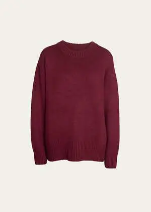 LISA YANG Renske Cashmere Sweater Cherry
