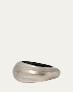 Alexis Bittar Alexis Bittar Puffy Lucite Tapered Bangle Bracelet Chocolate