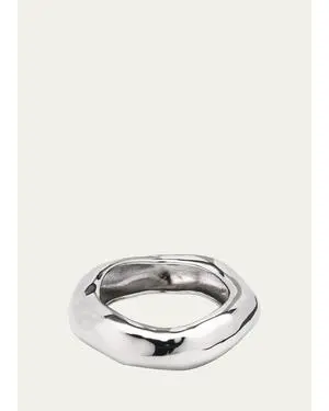 Alexis Bittar Molten Bangle Bracelet - Silver