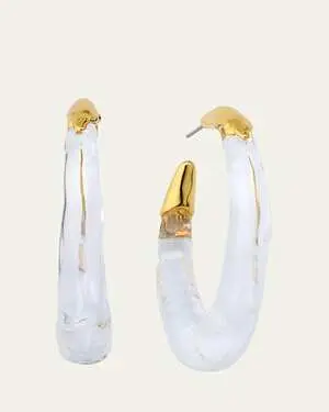 Alexis Bittar Molten Hoop Earrings - One-color