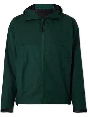 DISTRICT VISION Logo-appliquéd Hooded Jacket