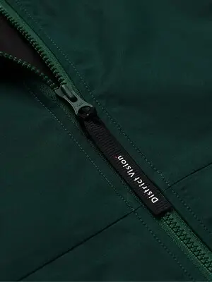 DISTRICT VISION Logo-appliquéd Hooded Jacket