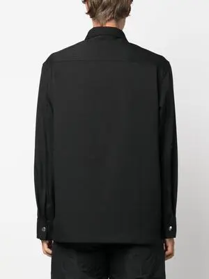 JIL SANDER Classic-collar Shirt Jacket - Black