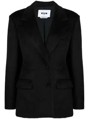 Msgm Straight Hem Blazers For Women