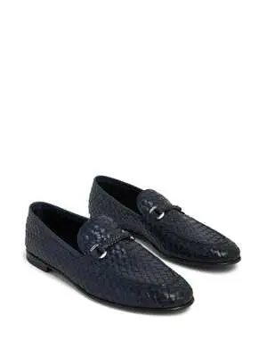 BARRETT Interwoven Leather Loafers