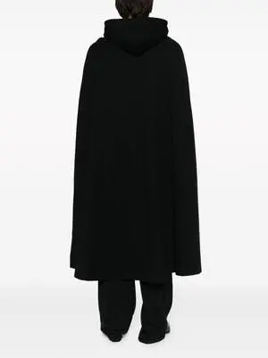 Saint Laurent Asymmetric Cotton Cape