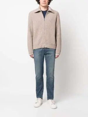 Jacob Cohen Scott Low-rise Tapered Jeans - Blue