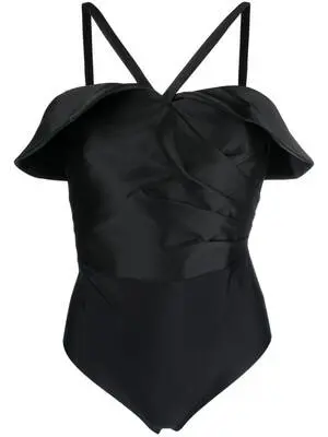 Zuhair Murad Draped Sleeveless Bodysuit