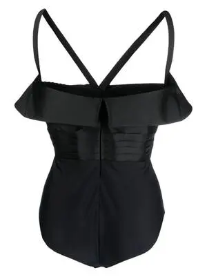 Zuhair Murad Draped Sleeveless Bodysuit