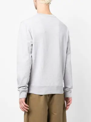 Maison Kitsuné Embroidered Logo Cotton Sweatshirt