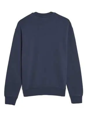 Maison Kitsuné Chillax Fox-motif Cotton Sweatshirt - Blue