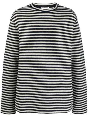JIL SANDER Striped Wool Sweater