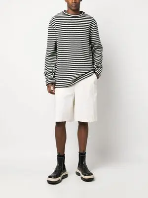 JIL SANDER Striped Wool Sweater