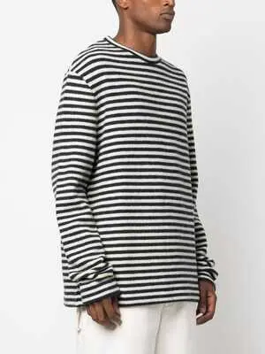 JIL SANDER Striped Wool Sweater