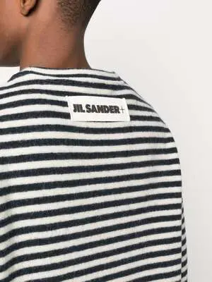 JIL SANDER Striped Wool Sweater