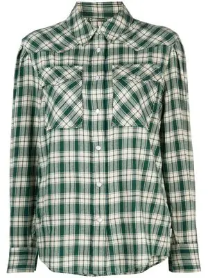 Woolrich Checked Cotton Flannel Shirt