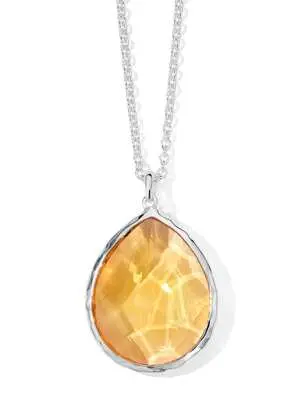 Ippolita Sterling Rock Candy® Large Teardrop Citrine Necklace