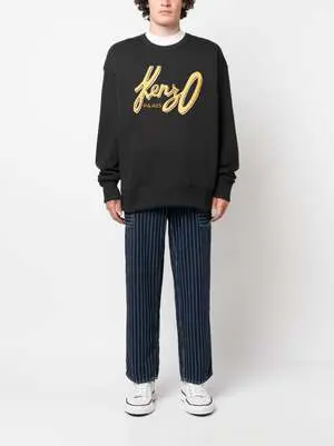 Kenzo Logo Print Cotton Sweatshirt