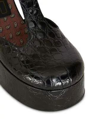 Etro Mary Jane 110mm Round-toe Pumps - Black