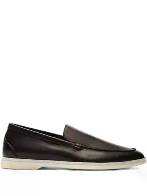 SCAROSSO Ludovico Leather Loafers - Brown