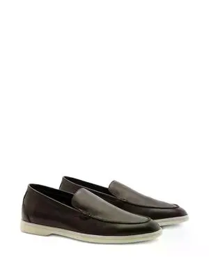 SCAROSSO Ludovico Leather Loafers - Brown