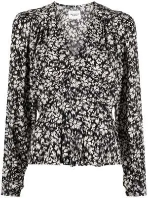 Marant Etoile Curved Hem Blouses