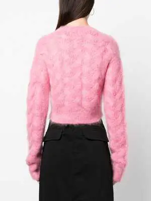 Dsquared2 Brushed Mohair-blend Jumper - Pink