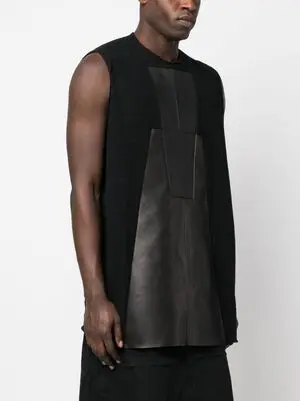 Rick Owens Panelled Design Tank Top