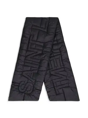 Saint Laurent Logo-embossed Padded-design Scarf