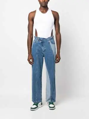 FENG CHEN WANG Deconstructed Denim Jeans