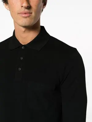 Saint Laurent Logo-embroidered Polo Shirt