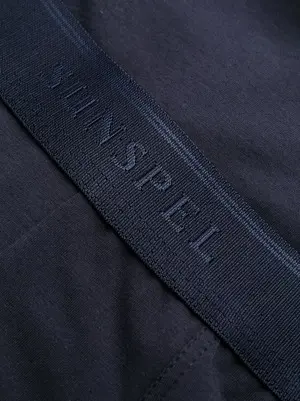 Sunspel Logo-waistband Stretch-cotton Boxers