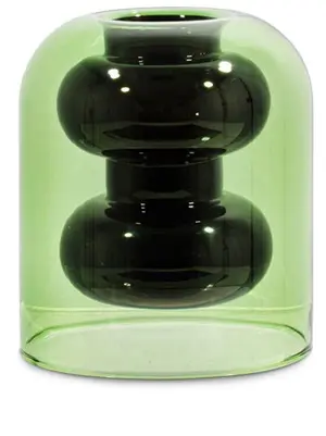 TOM DIXON Bump Glass Vase - Green