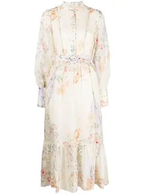 WE ARE KINDRED Primrose Belted Midi Dress