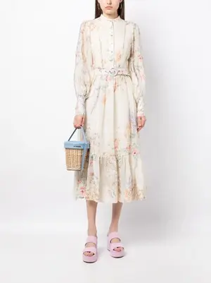 WE ARE KINDRED Primrose Belted Midi Dress