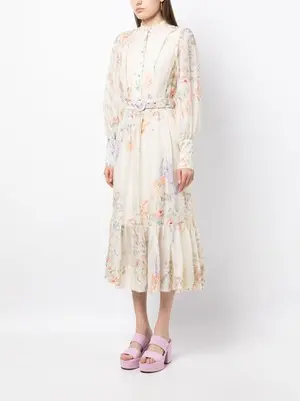 WE ARE KINDRED Primrose Belted Midi Dress