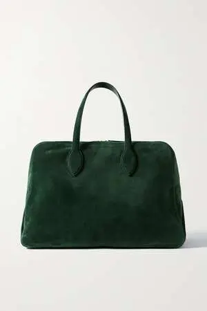 Khaite Maeve Weekender Large Suede Tote