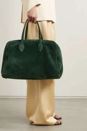 Khaite Maeve Weekender Large Suede Tote