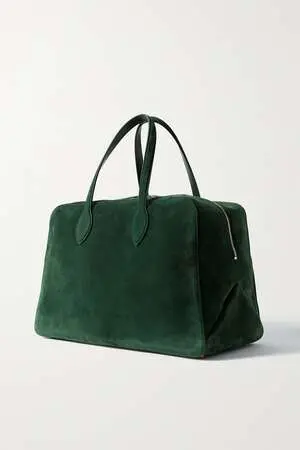 Khaite Maeve Weekender Large Suede Tote