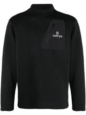 OSTRYA Tessellate Logo-print Sweatshirt