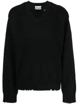 C2H4 Layered Distressed-finish Jumper